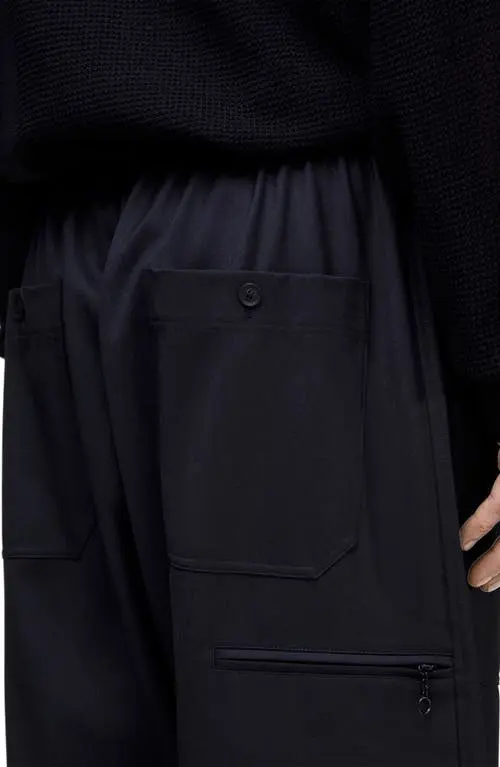 Y3 Sport Uniform Oversize Wide Leg Pants