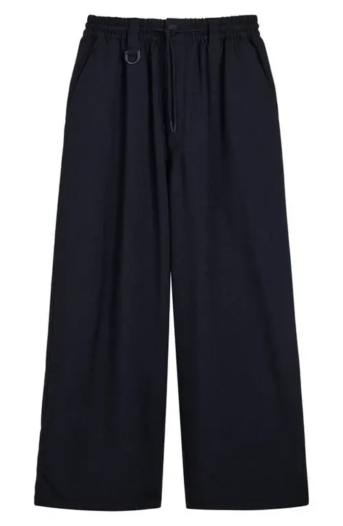 Y3 Sport Uniform Oversize Wide Leg Pants