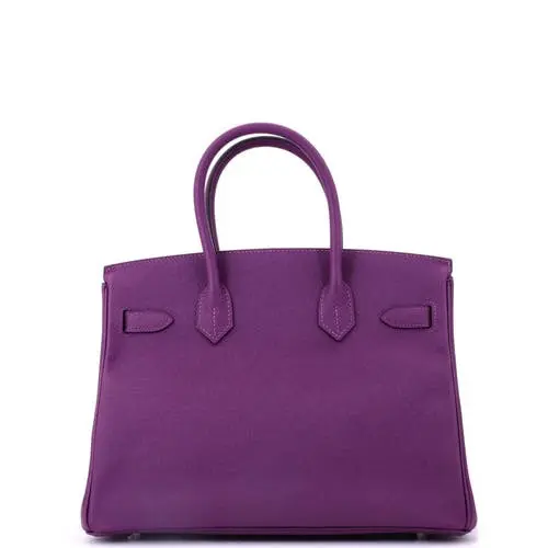 Hermès Birkin Handbag Purple Epsom With Palladium Hardware 30 - Anemone