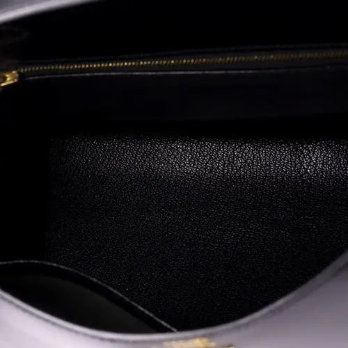 Hermès Kelly Handbag Black Box Calf With Gold Hardware 32