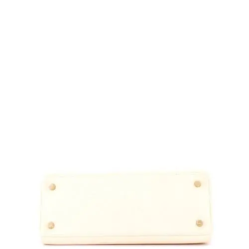 Hermès Kelly Handbag Light Togo With Gold Hardware 28