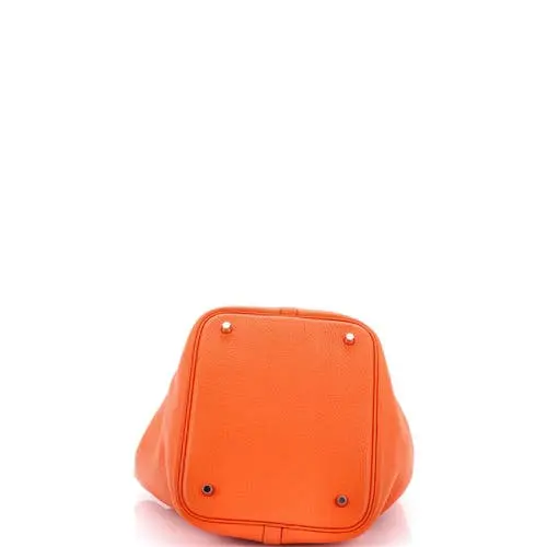 Hermès Picotin Lock Bag Clemence Mm - Feu