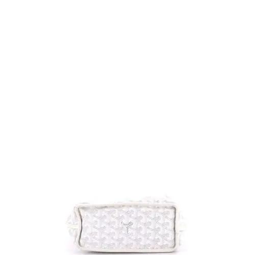 Goyard Anjou Reversible Tote Coated Canvas Mini - White