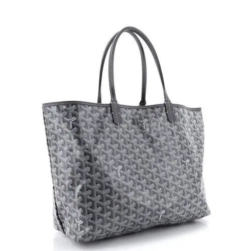 Goyard Saint Louis Pm Tote Coated Canvas - Gray