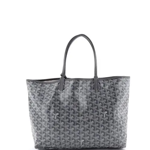 Goyard Saint Louis Pm Tote Coated Canvas - Gray