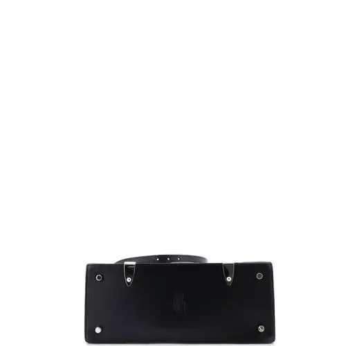 Goyard Saigon Top Handle Bag Coated Canvas With Leather Pm - Black