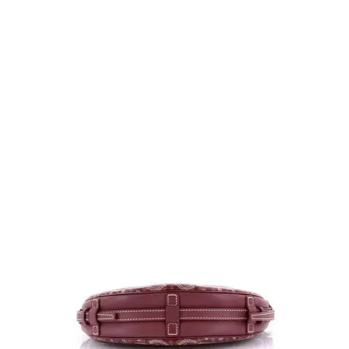 Goyard Hirondelle Shoulder Bag Coated Canvas And Leather - Red