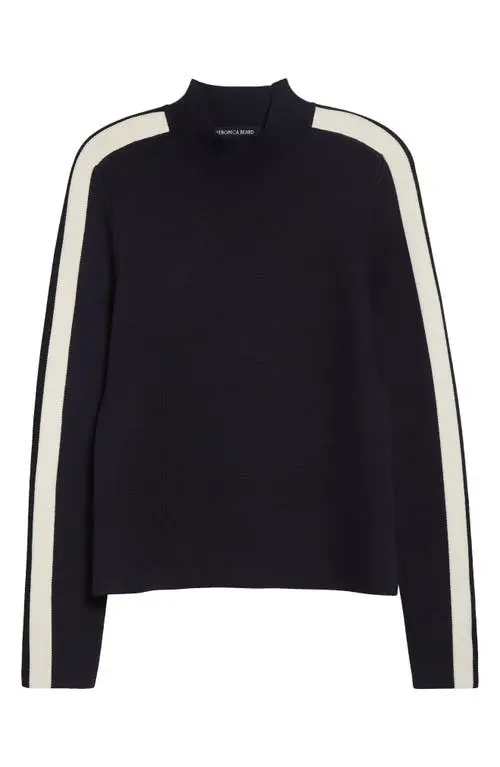 Veronica Beard Asante Side Stripe Sweater
