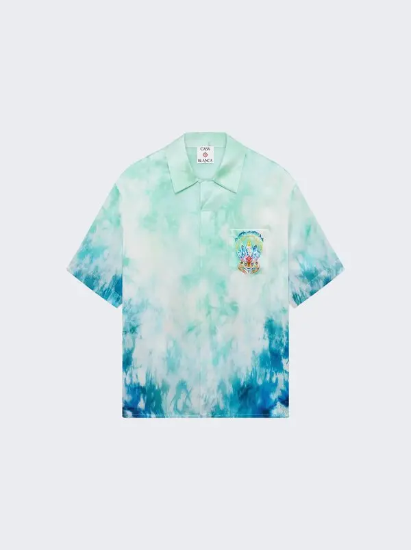 Casablanca Surf Lotus Short Sleeve Shirt
