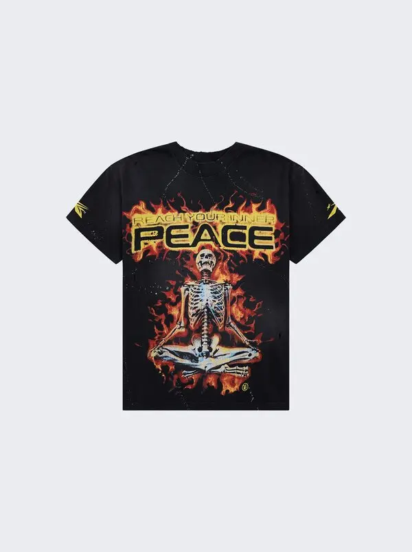 HELLSTAR Inner Peace Skeleton T-shirt