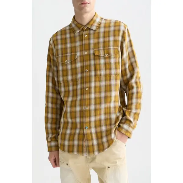 Scotch & Soda Plaid Double Cloth Shirt