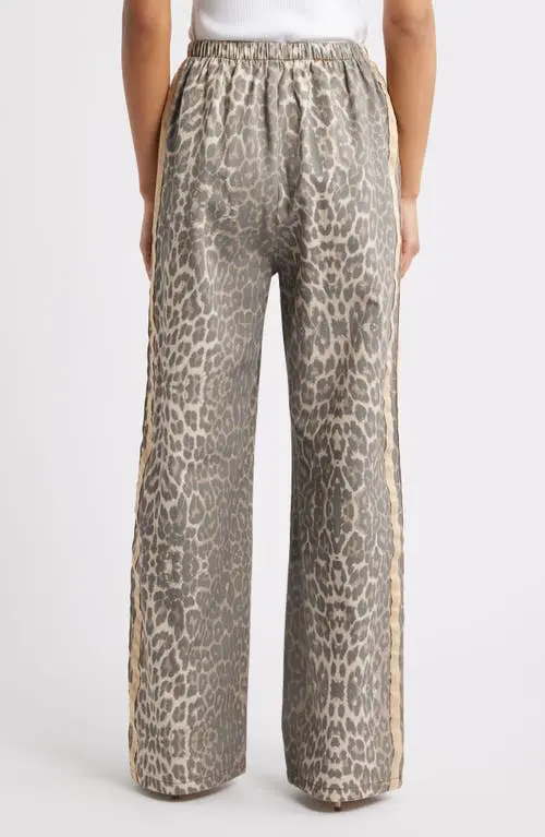 PETAL & PUP Fletcher Print Racer Stripe Drawstring Jeans