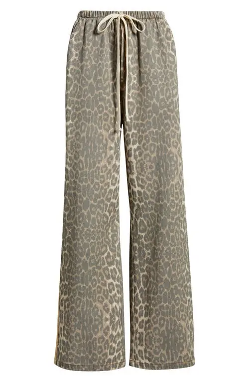 PETAL & PUP Fletcher Print Racer Stripe Drawstring Jeans