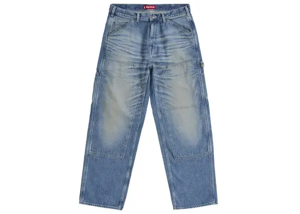 Supreme Worn Double Knee Denim Painter Jean