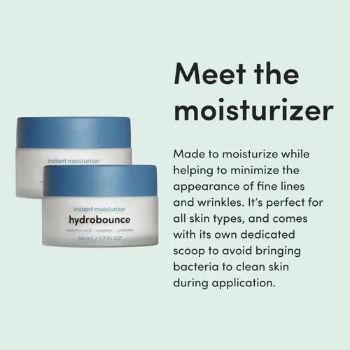 HIMS & HERS Hydrobounce Instant Moisturizer Lightweight, Smoothing