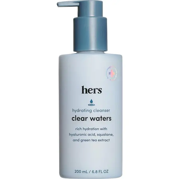 HIMS & HERS Clear Waters Hydrating Cleanser Gentle, Ph-balancing - Blue