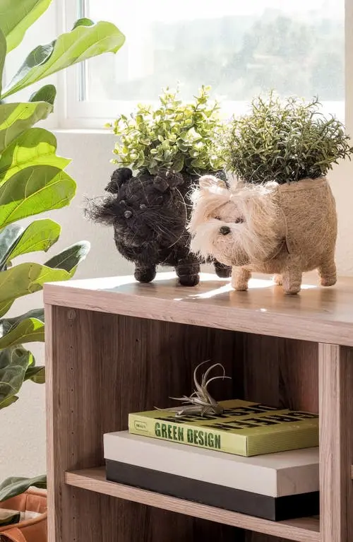 LIKHA Schnauzer Handwoven Planter