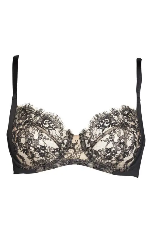 SKARLETT BLUE Entice Underwire Full Coverage Bra - Black/nylon