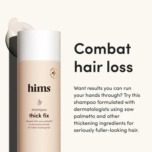 HIMS & HERS Thick Fix Shampoo Thickening, Strengthening