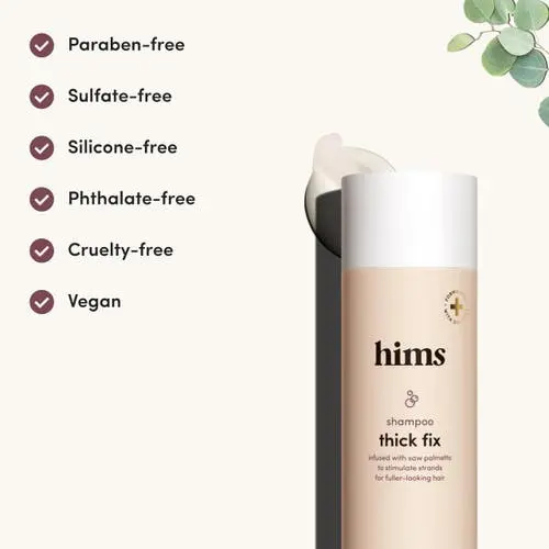 HIMS & HERS Thick Fix Shampoo Thickening, Strengthening