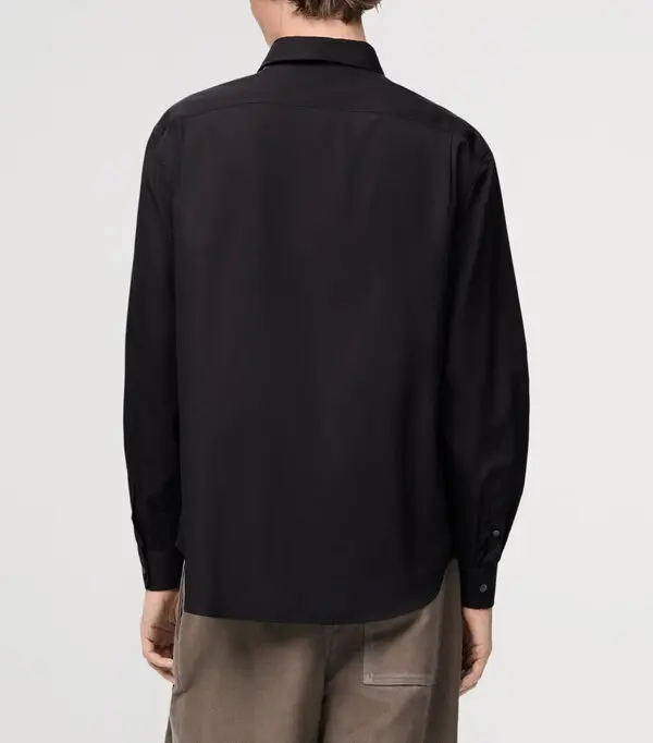 Loewe Cotton-blend Poplin Shirt - Black