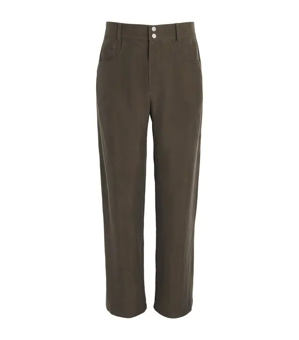 COLE BUXTON Twill Straight Trousers