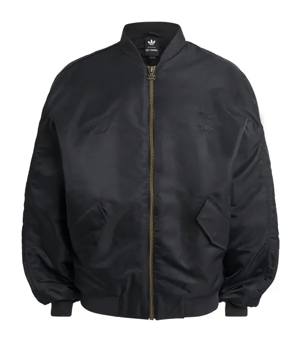 WILLY CHAVARRIA X Adidas Originals Satin Bomber Jacket
