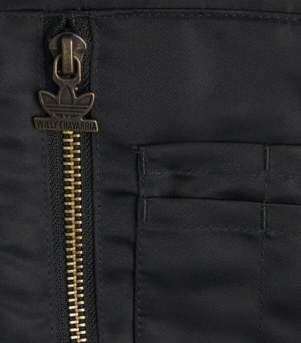 WILLY CHAVARRIA X Adidas Originals Satin Bomber Jacket