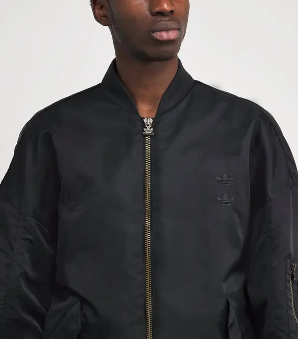 WILLY CHAVARRIA X Adidas Originals Satin Bomber Jacket