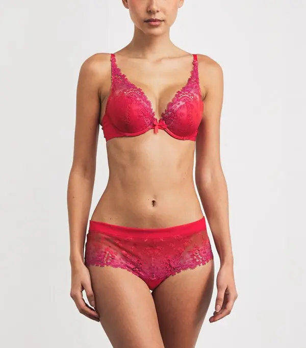 Simone Perele Lace Wish Plunge Push-up Bra