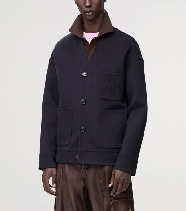Loewe Wool-cashmere Blend Cardigan
