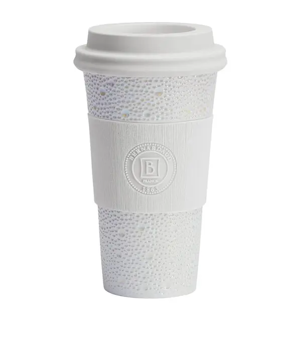 Bernardaud Ecume Nomad Travel Mug - Ivory