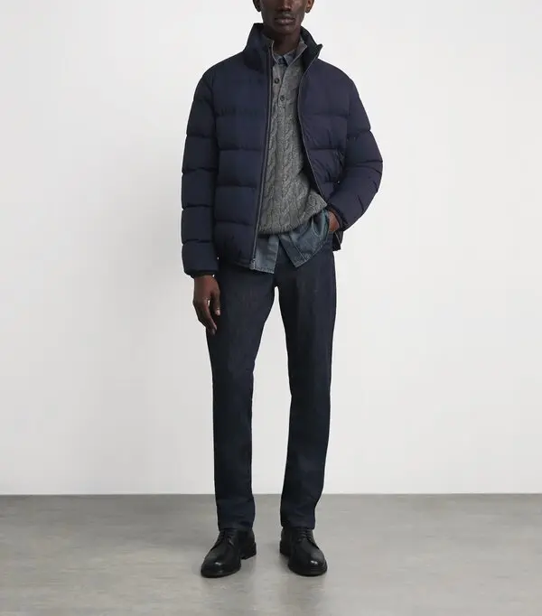 Ralph Lauren Purple Label Quilted Harmon Down Jacket