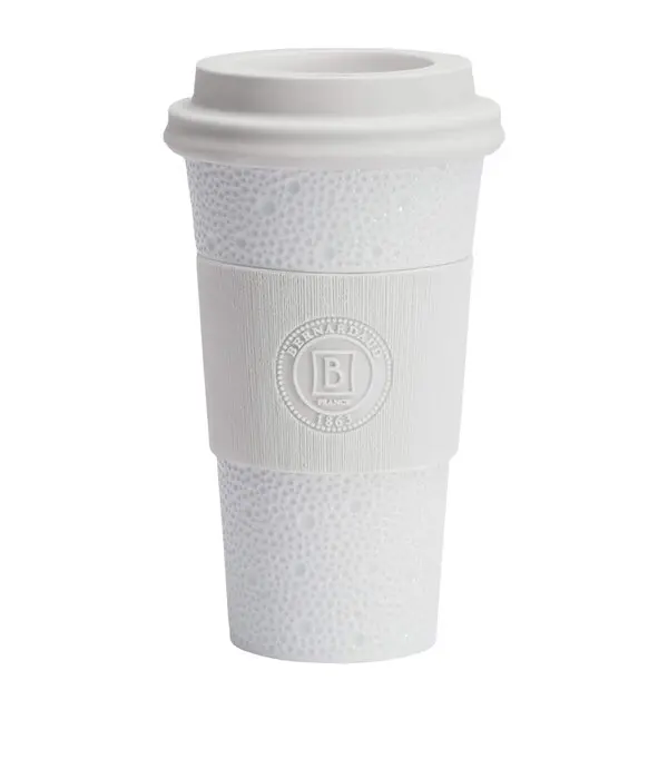 Bernardaud Ecume Nomad Travel Mug - White