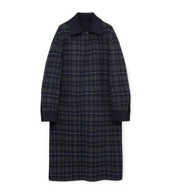 Loewe Wool-cashmere-blend Coat - Navy