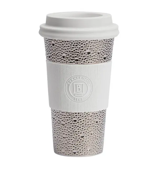 Bernardaud Ecume Platinum Nomad Travel Mug - Silver