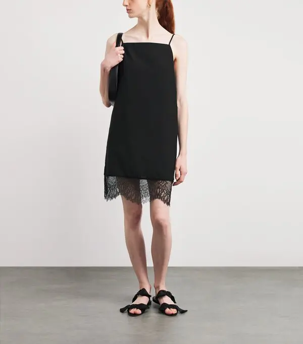 Camilla And Marc Silk-cotton Lira Mini Dress - Black | Editorialist