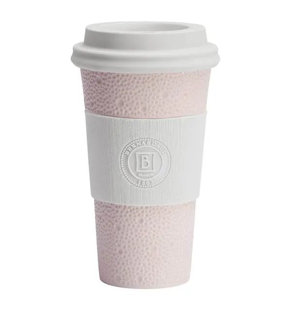 Bernardaud Ecume Nomad Travel Mug - Pink