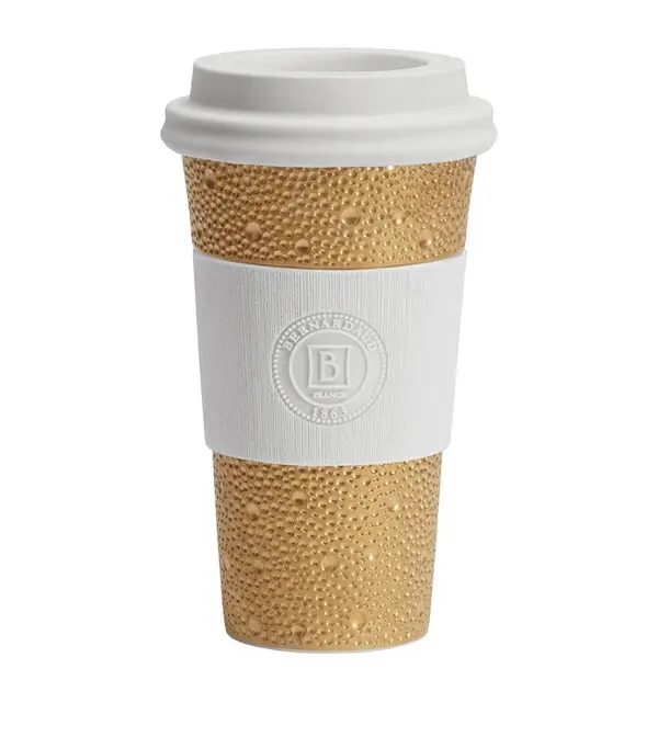Bernardaud Ecume Nomad Travel Mug - Gold