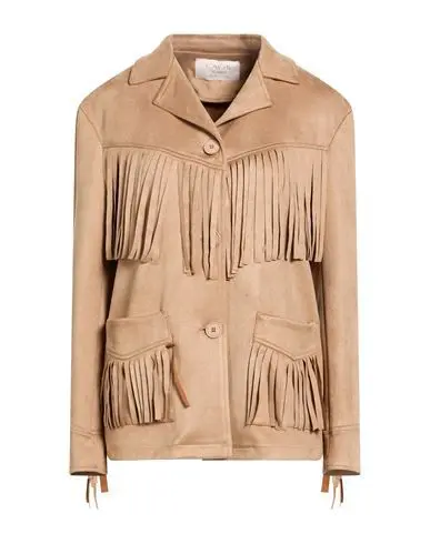 KAOS JEANS Safari Jacket With Fringe Detail - Beige