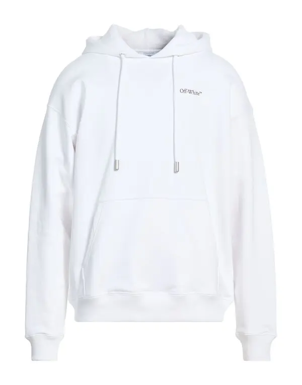 OFF-WHITE™ Cotton-blend French Terry Sweatshirt - White