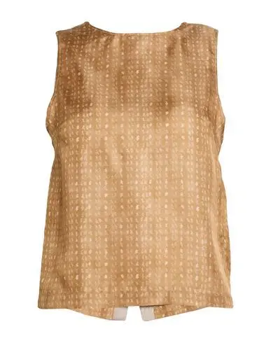ALYSI Sleeveless Satin Top - Marigold
