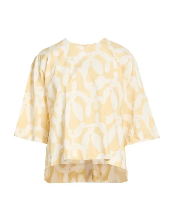 OTTOD'AME Two-tone Cotton Poplin Top