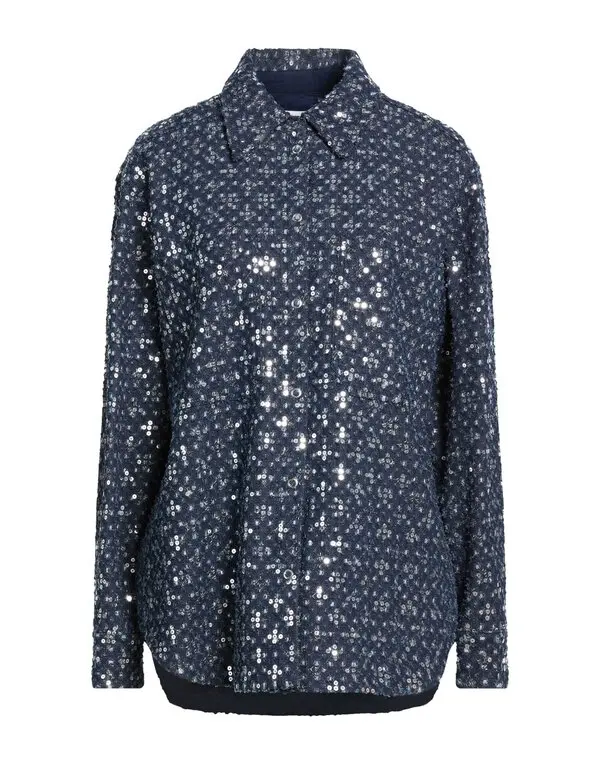 OTTOD'AME Denim Outerwear With Sequins - Blue