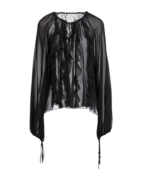 Blumarine Ruched Crepe Top