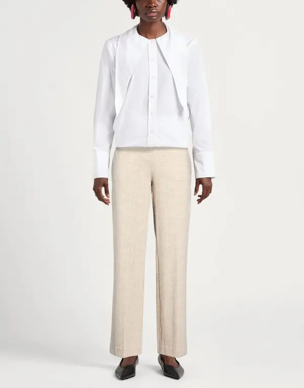CIRCOLO 1901 Houndstooth Jersey Pants - Beige