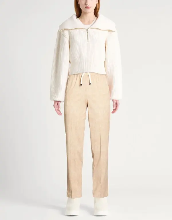 CIRCOLO 1901 Tapered Jersey Pants - Beige