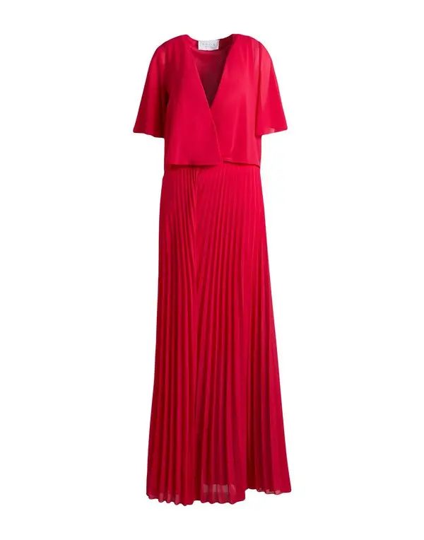 KAOS Polyester Crepe Jumpsuit - Red