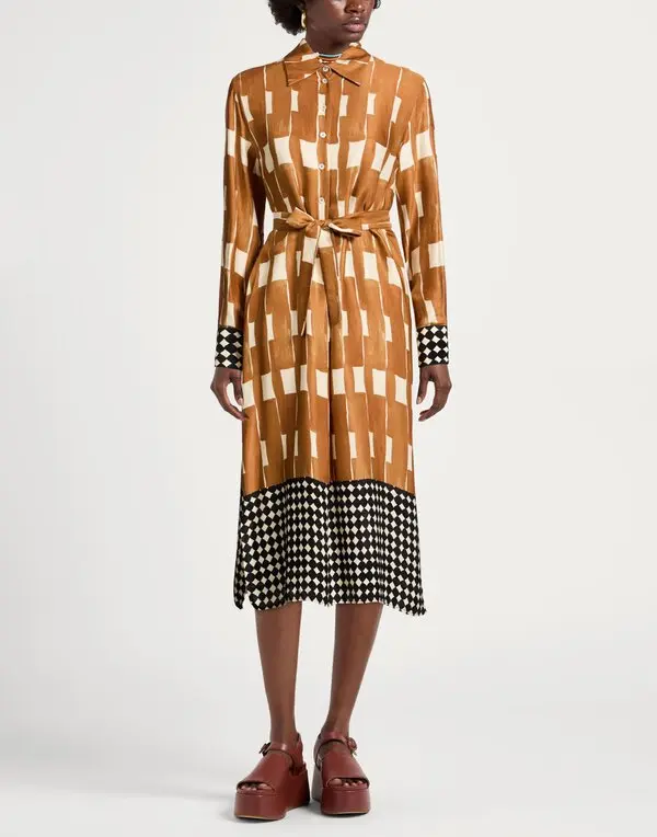 OTTOD'AME Midi Shirt Dress