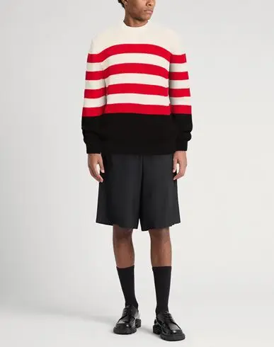 MSGM Striped Cotton Sweater - Beige